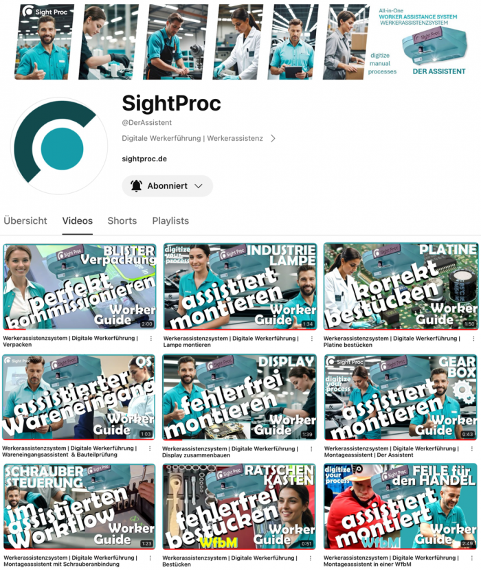 SightProc - Der Werkerassistent